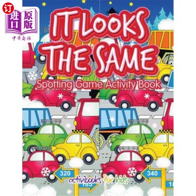 海外直订It Looks the Same Spotting Game Activity Book 它看起来就像一本定位游戏活动书