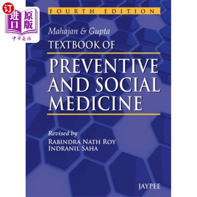 海外直订医药图书Mahajan & Gupta Textbook of Preventive and Social Medicine 预防与社会医学教科书