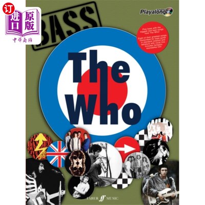 海外直订Who Authentic Bass Playalong 谁是真正的贝斯玩伴