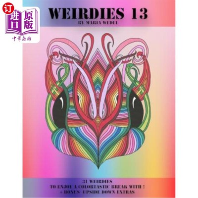 海外直订Weirdies 13: Color a Weirdie a Day ! 魏尔迪13：每天给魏尔迪涂上颜色！
