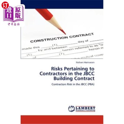 海外直订Risks Pertaining to Contractors in the JBCC Building Contract