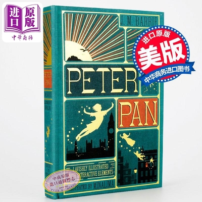 预售 小飞侠 彼得 潘 Harper Design Illustrated Classics Peter Pan 英文原版 JM Barrie【中商原版】
