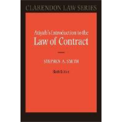 阿蒂亚合同法入门 Atiyahs Introduction to the Law of Contract 英文原版 Stephen A Smith【中商原版】