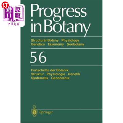 海外直订Progress in Botany: Structural Botany Physiology Genetics Taxonomy Geobotany/For 植物学进展：结构植物学生理