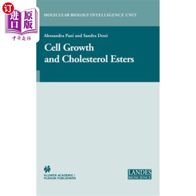海外直订医药图书Cell Growth and Cholesterol Esters 细胞生长与胆固醇酯