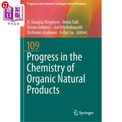 海外直订医药图书Progress in the Chemistry of Organic Natural Products 109 有机天然产物化学研究进展
