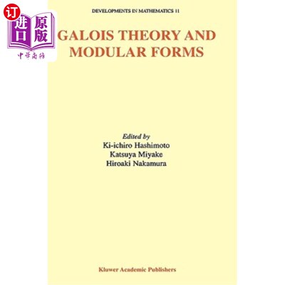 海外直订Galois Theory and Modular Forms 伽罗瓦理论与模形式