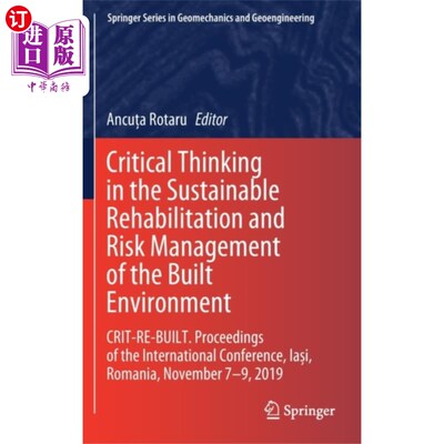 海外直订Critical Thinking in the Sustainable Rehabilitat... 建筑环境的可持续修复和风险管理的批判性思维