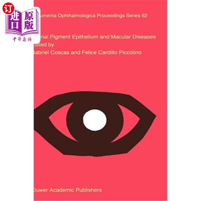 海外直订医药图书Retinal Pigment Epithelium and Macular Diseases 视网膜色素上皮与黄斑疾病