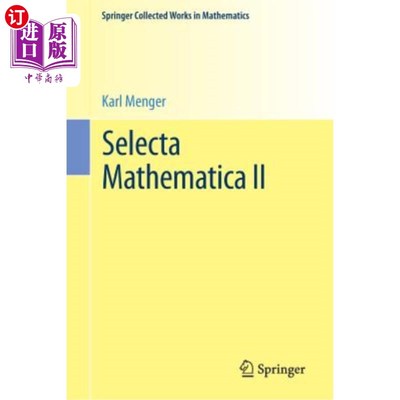 海外直订Selecta Mathematica II 数学精选二