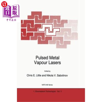 海外直订Pulsed Metal Vapour Lasers 脉冲金属蒸气激光器