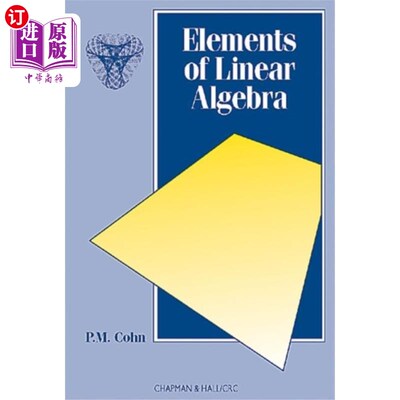 海外直订Elements of Linear Algebra 线性代数的元素