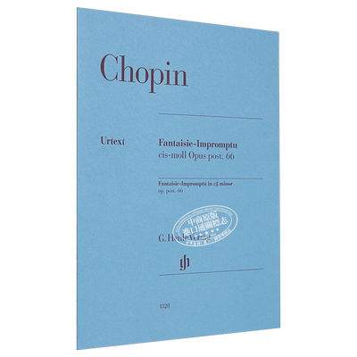 Fantaisie Impromptu c sharp minor op post 66 进口艺术 肖邦 升C小调幻想即兴曲 op66【中商原版】