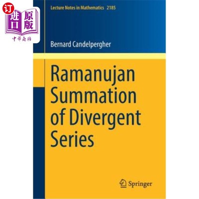 海外直订Ramanujan Summation of Divergent Series 发散级数的Ramanujan求和