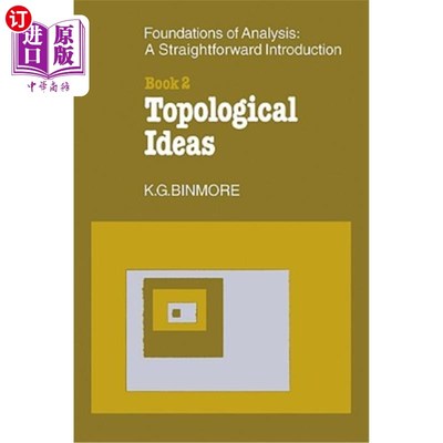 海外直订The Foundations of Topological Analysis: A Straightforward Introduction: Book 2  拓扑分析的基础：简单介绍：第二