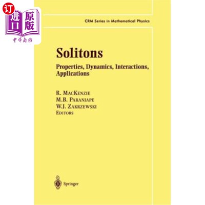海外直订Solitons: Properties, Dynamics, Interactions, Applications 孤子：特性、动力学、相互作用、应用