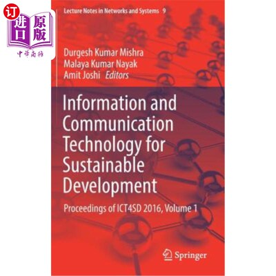 海外直订Information and Communication Technology for Sustainable Development: Proceeding 信息和通信技术促进可持续发
