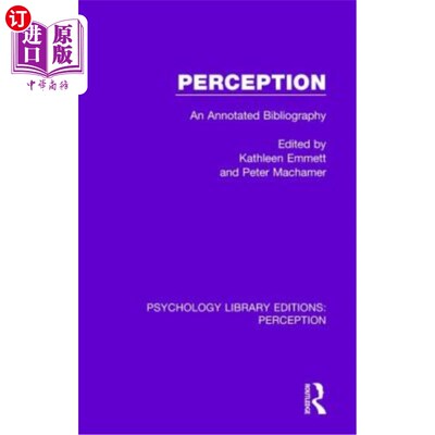 海外直订Perception: An Annotated Bibliography 感知:一个注释书目