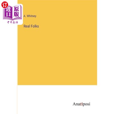 海外直订Real Folks 真正的人