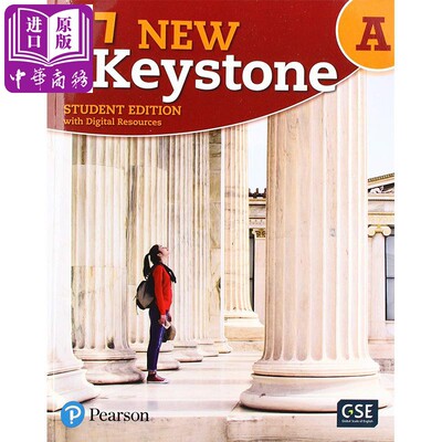 现货 New Keystone, Level 1 Student Edition 英文原版 美国ESL综合中学教材New Keystone学生书 第1级+电子资源【中商原版】