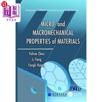 海外直订Micro- and Macromechanical Properties of Materia... 材料的微观和宏观力学性能