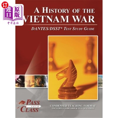 海外直订A History of the Vietnam War DANTES / DSST Test Study Guide 越南战争的历史DANTES / DSST测试学习指南