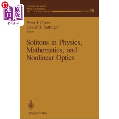 海外直订Solitons in Physics, Mathematics, and Nonlinear Optics 物理、数学和非线性光学中的孤子