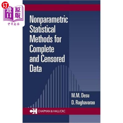 海外直订Nonparametric Statistical Methods For Complete a... 完全和截尾数据的非参数统计方法