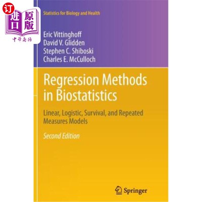 海外直订医药图书Regression Methods in Biostatistics: Linear, Logistic, Survival, and Repeated Me 生物统计学中的回归
