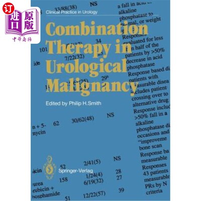 海外直订医药图书Combination Therapy in Urological Malignancy 泌尿系恶性肿瘤的联合治疗