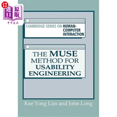 海外直订The Muse Method for Usability Engineering 可用性工程的Muse方法