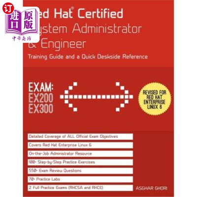 海外直订Red Hat Certified System Administrator & Engineer (RHCSA and RHCE): Training Gui Red Hat认证系