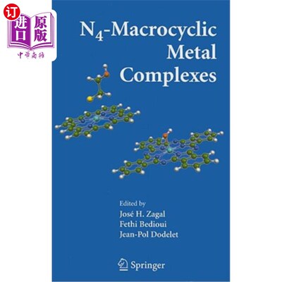 海外直订N4-Macrocyclic Metal Complexes N4大环金属配合物