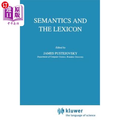 海外直订Semantics and the Lexicon 语义学与词汇