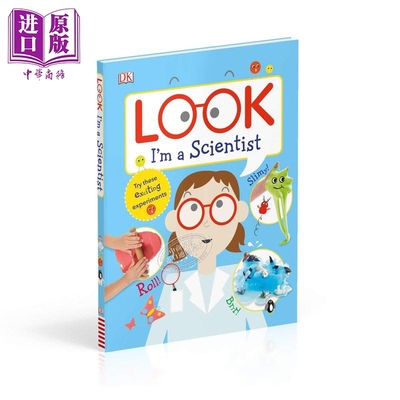 现货 DK看看我是科学家 Look I’m a Scientist 儿童生活科普百科带插图文学 获奖书籍 精装 英文原版 7-12岁【中商原版】
