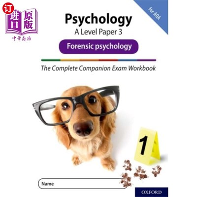 海外直订Complete Companions Fourth Edition: 16-18: AQA P... 完整的同伴第四版:16-18:AQA心理学A级纸3考试练习册:法医心