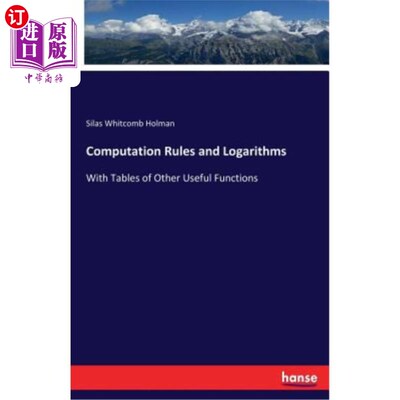 海外直订Computation Rules and Logarithms 计算规则和对数