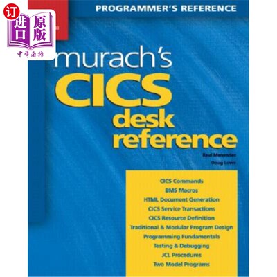 海外直订Murach's CICS Desk Reference Murach的CICS桌面参考