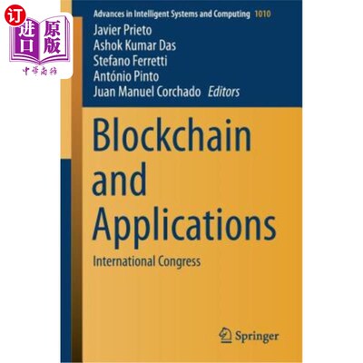 海外直订Blockchain and Applications: International Congress 区块链与应用：国际大会