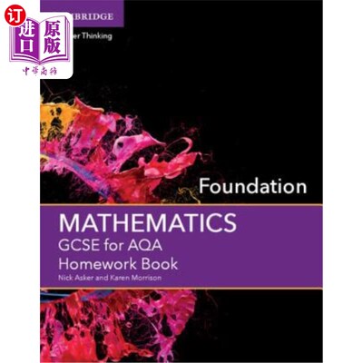 海外直订GCSE Mathematics for Aqa Foundation Homework Book AQA基金会作业簿的GCSE数学