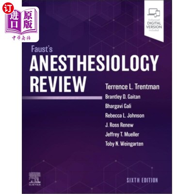 海外直订医药图书Faust's Anesthesiology Review 浮士德麻醉学评论