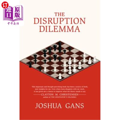 海外直订The Disruption Dilemma 颠覆性困境