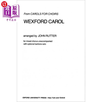 海外直订Wexford Carol 韦克斯福德卡罗尔