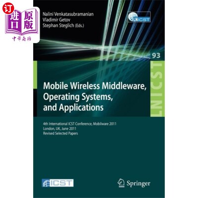 海外直订Mobile Wireless Middleware, Operating Systems, a... 移动无线中间件、操作系统和应用程序