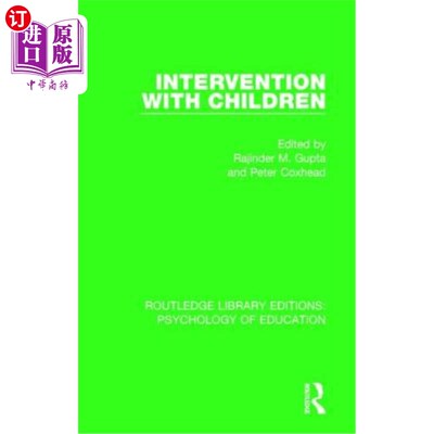 海外直订医药图书Intervention with Children 儿童干预