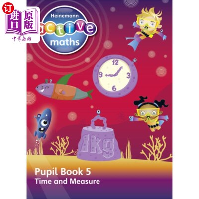 海外直订Heinemann Active Maths - Second Level - Beyond N... 海涅曼主动数学-第二阶段-超越数字-小学生第五册-时间与测