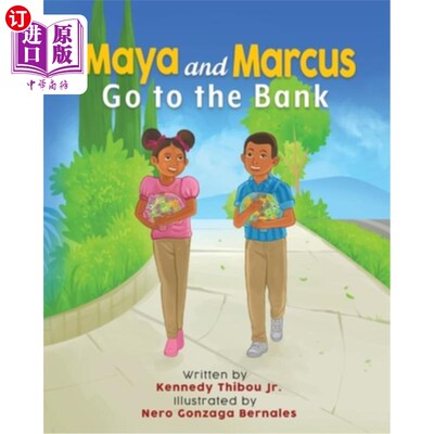 海外直订Maya and Marcus Go to the Bank 玛雅和马库斯去银行