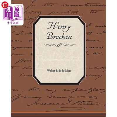 海外直订Henry Brocken 亨利·布罗肯