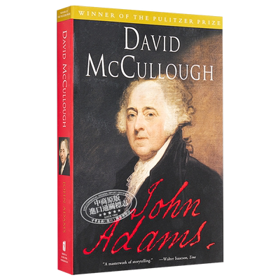 【中商原版】约翰·亚当斯 英文原版John Adams英文原版进口书 名人传记
