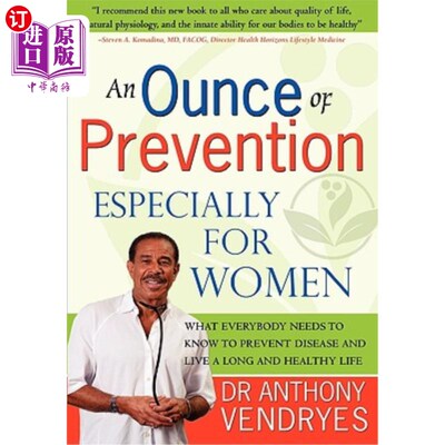 海外直订医药图书An Ounce of Prevention: Especially for Women 一盎司预防：尤其是对女性而言